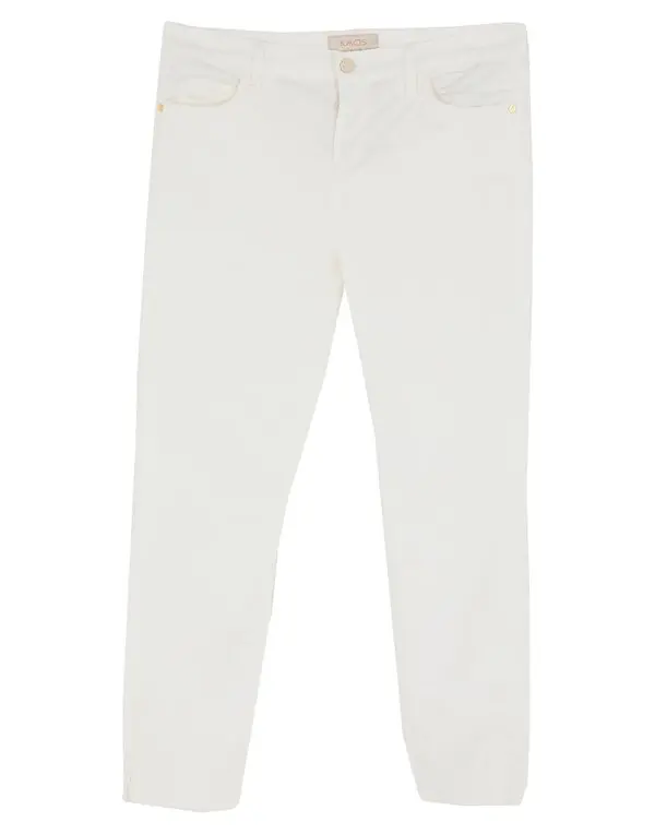KAOS JEANS Straight Leg Trousers - White