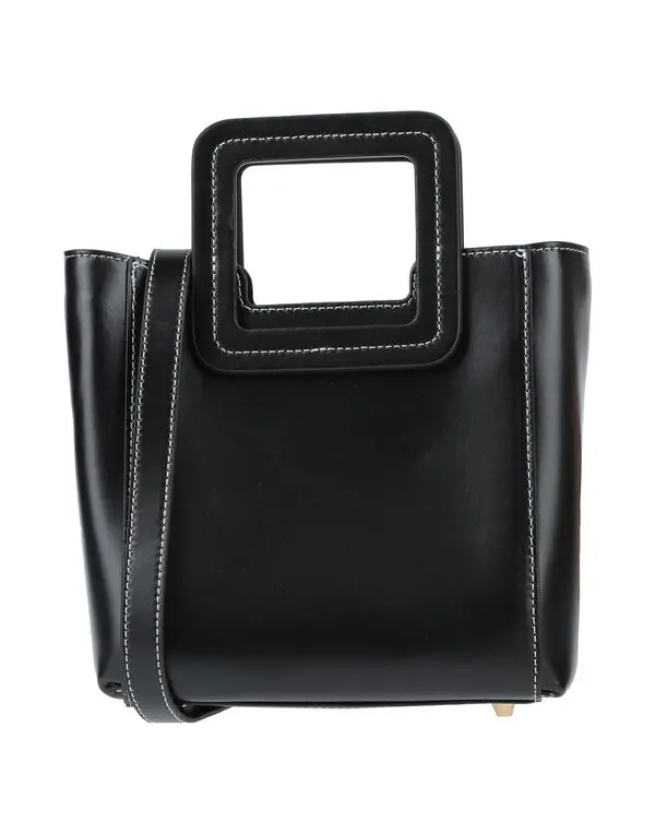 Staud Handbag Soft Leather - Black