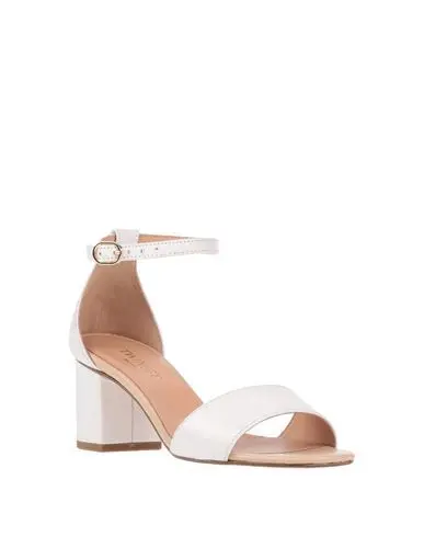 TWINSET Leather Sandals - Off White