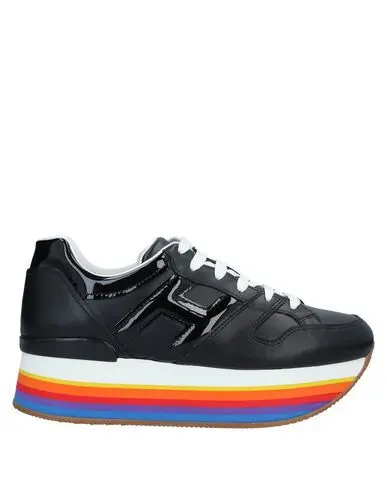 Hogan Leather Low-top Sneakers - Black