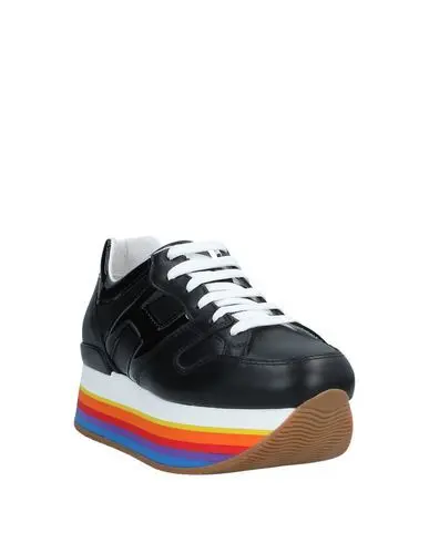 Hogan Leather Low-top Sneakers - Black