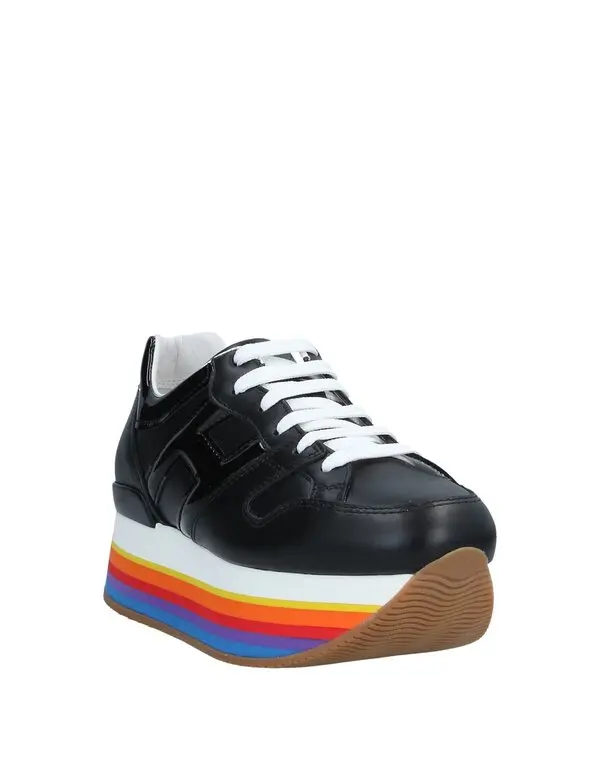 Hogan Leather Low-top Sneakers - Black