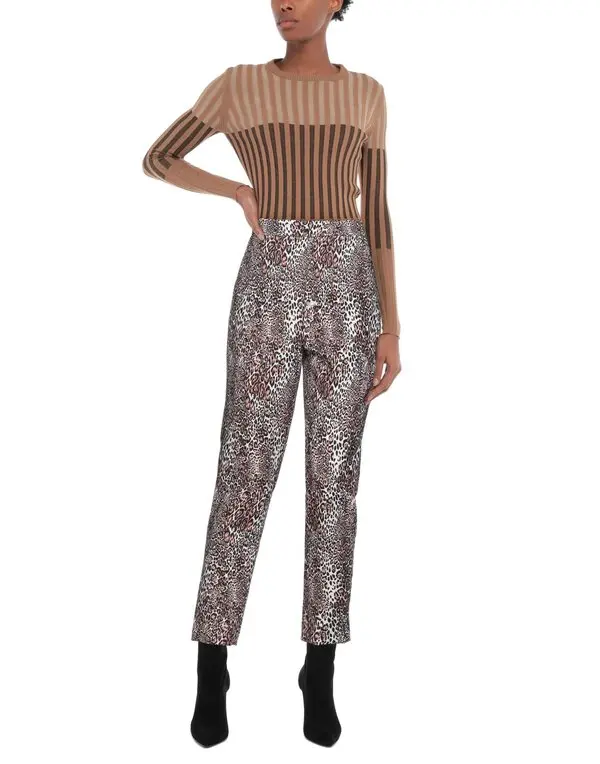 Elisabetta Franchi Leopard Print Tapered Pants