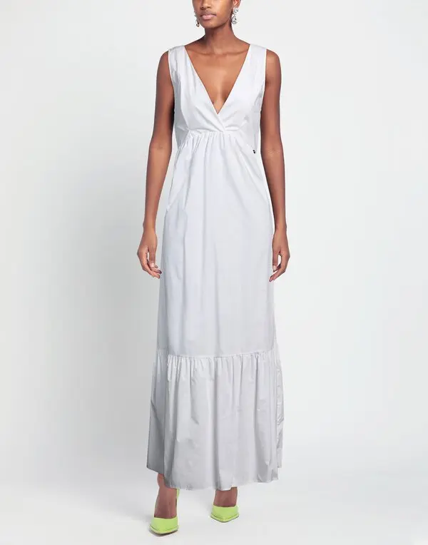 LIU •JO Cotton Maxi Dress - White
