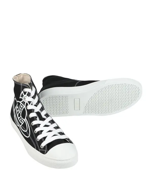 VIVIENNE WESTWOOD Plimsoll High Top Sneakers - Black