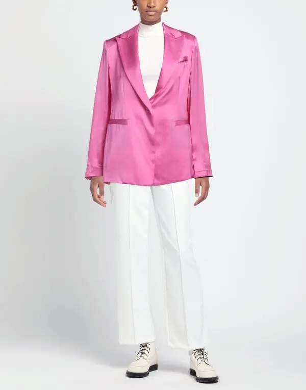 True Royal Viscose Blazer - Pink