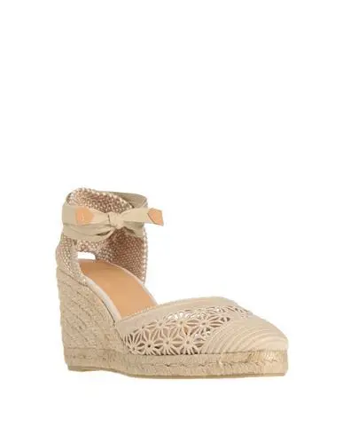 CastaÑer Espadrilles With Ankle Ties - Beige