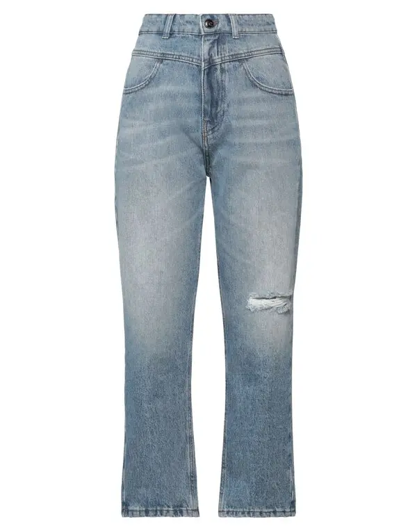 SEMICOUTURE Cotton Denim Mom Jeans