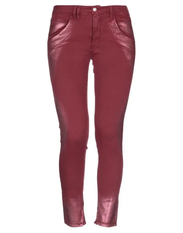 CYCLE Gabardine Tapered Pants - Red