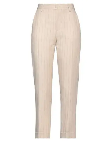 DONDUP Tapered Pinstriped Pants - Beige