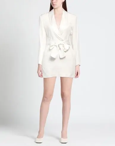 ØUD. PARIS Crepe And Satin Blazer Mini Dress - White