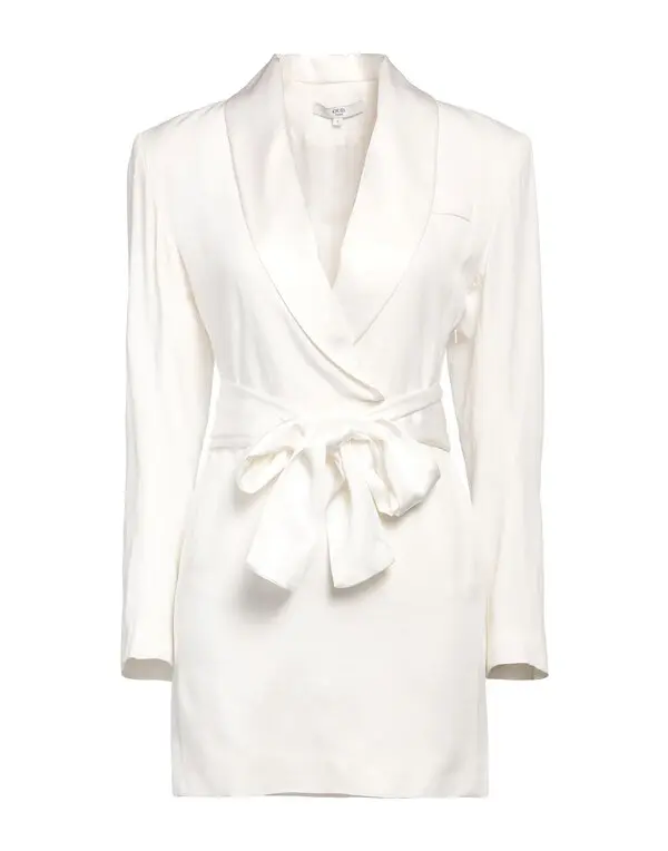 ØUD. PARIS Crepe And Satin Blazer Mini Dress - White