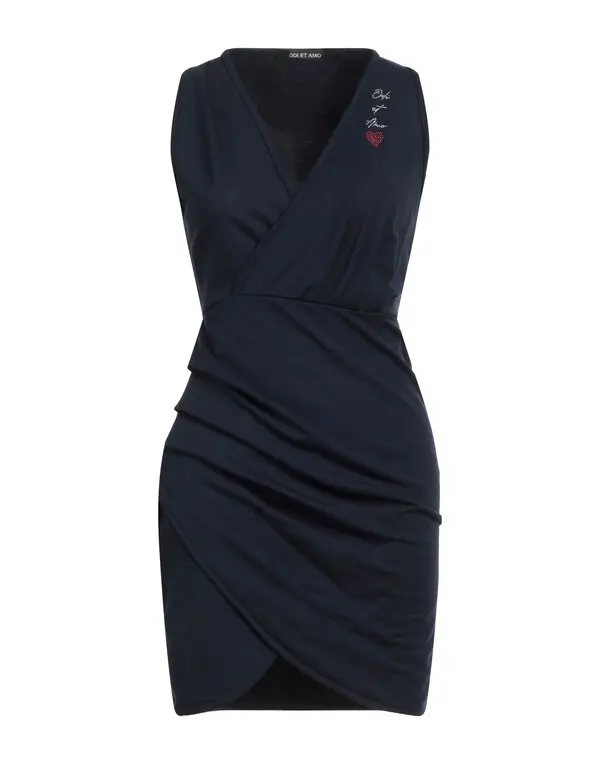 ODI ET AMO Military Cotton Mini Dress