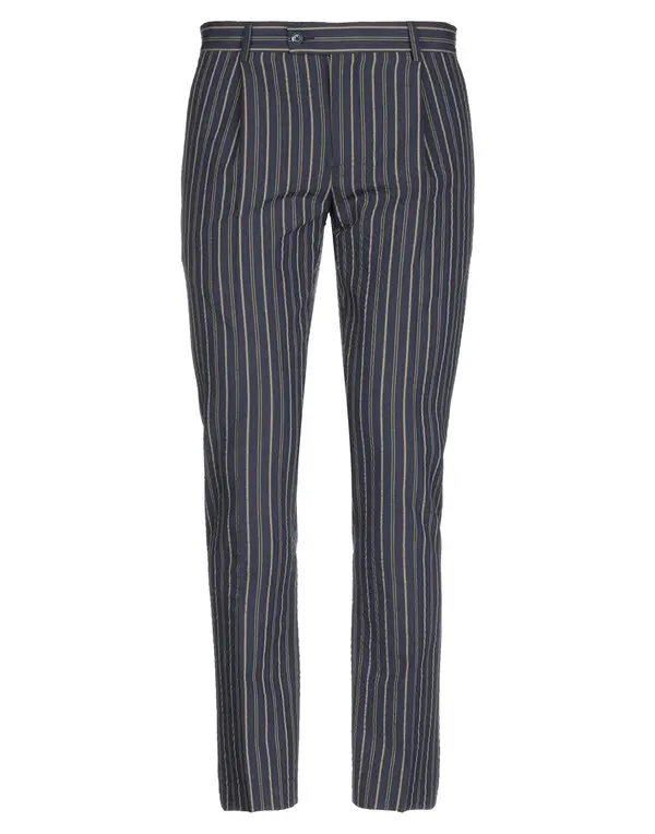 DANIELE ALESSANDRINI Striped Seersucker Trousers