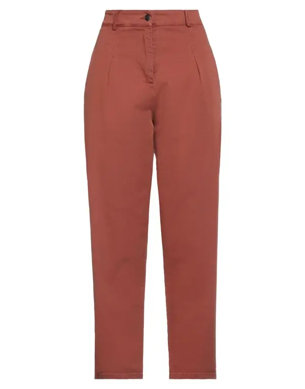 8PM Gabardine Chino Trousers - Rust