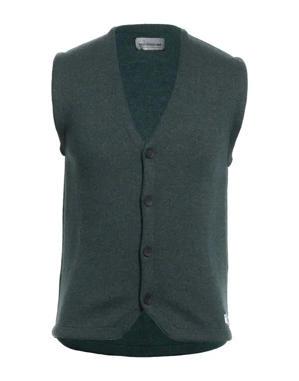 TAKESHY KUROSAWA Knitted Herringbone Cardigan