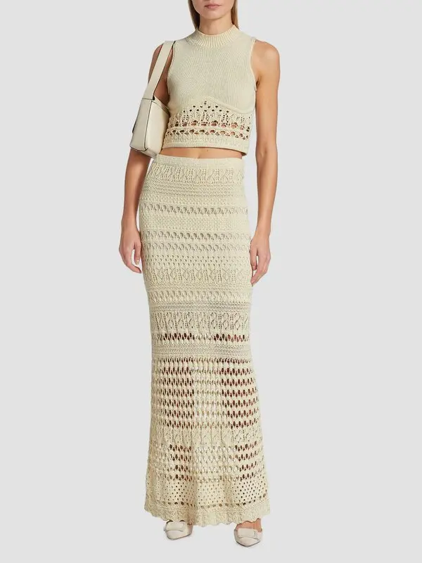 Simkhai Clarita Macramé Tank Top