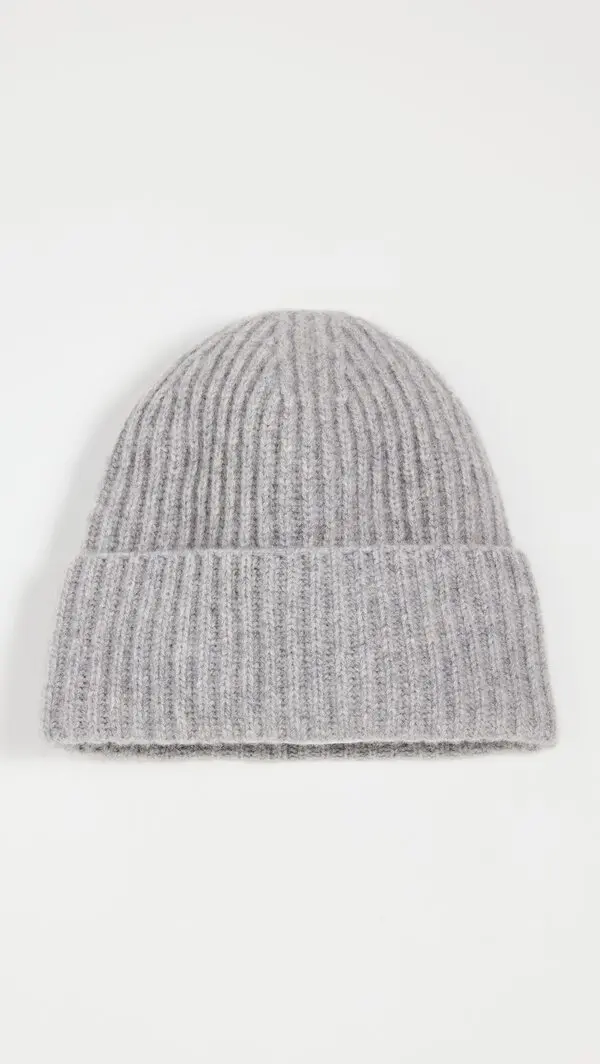 WHITE & WARREN Cashmere Luxe Ribbed Beanie