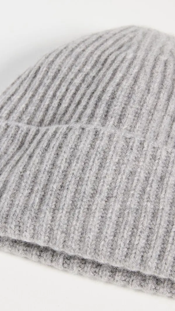 WHITE & WARREN Cashmere Luxe Ribbed Beanie