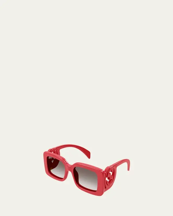 Gucci Gg Rectangle Sunglasses