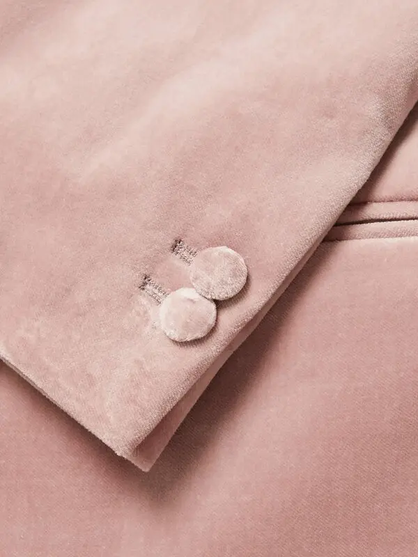 Mr P. Cotton-blend Velvet Tuxedo Jacket