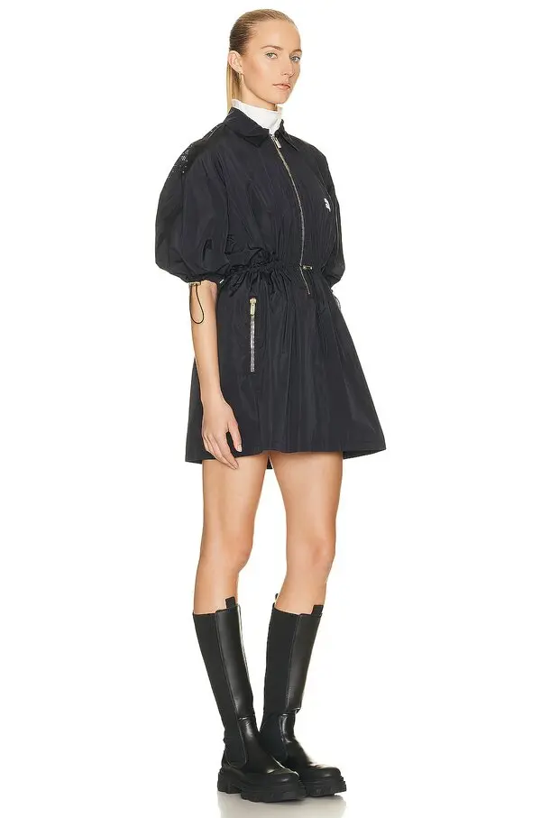 miu miu long sleeve mini dress Miu Miu Long Sleeve Mini Dress In Navy - Blue