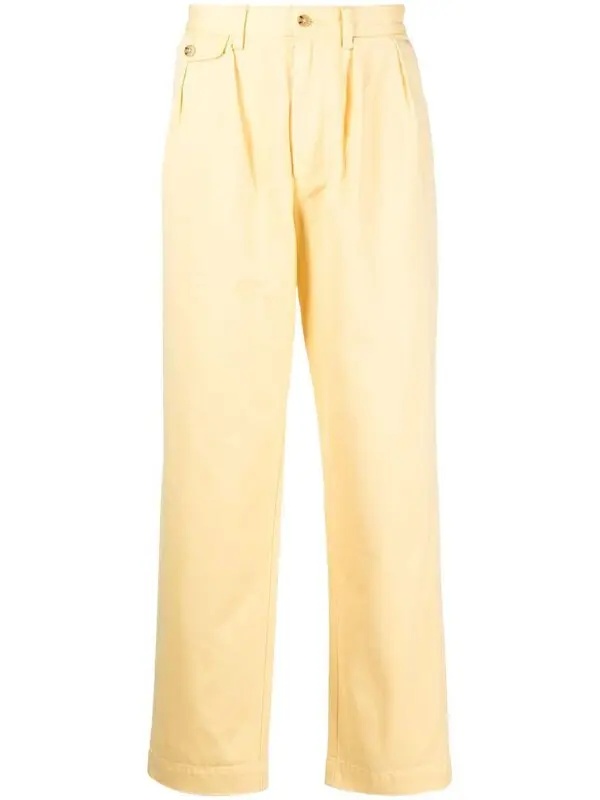 Polo Ralph Lauren Whitman Pleated Chino Trousers - Yellow