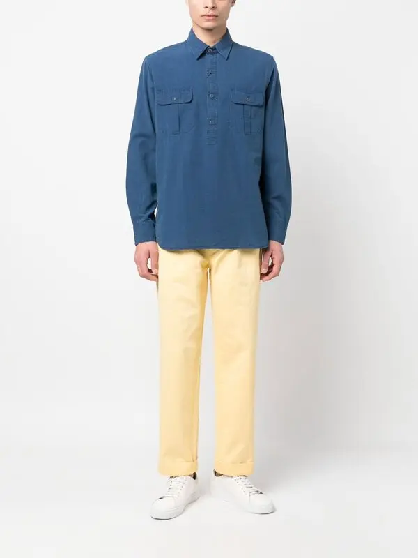 Polo Ralph Lauren Whitman Pleated Chino Trousers - Yellow