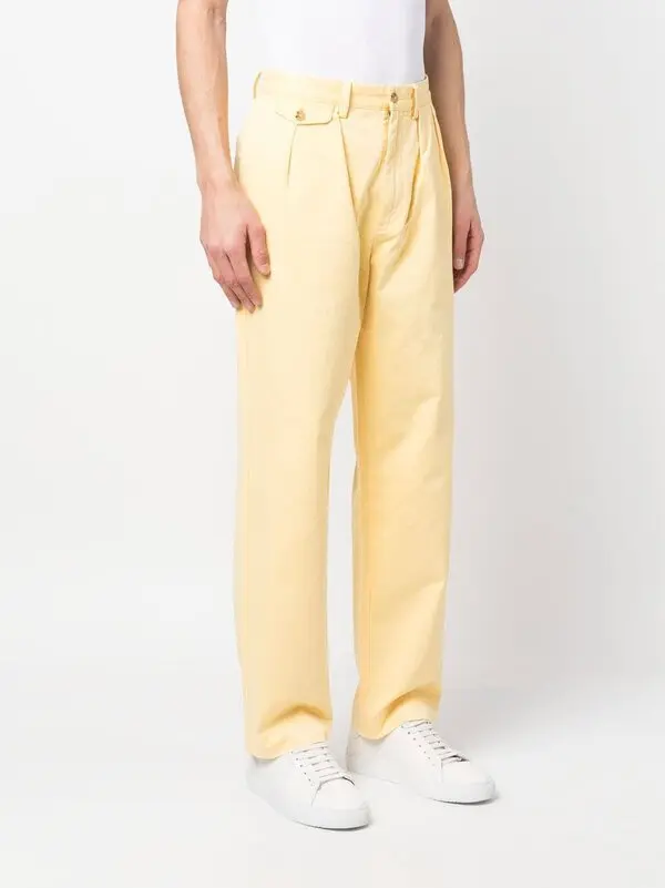 Polo Ralph Lauren Whitman Pleated Chino Trousers - Yellow