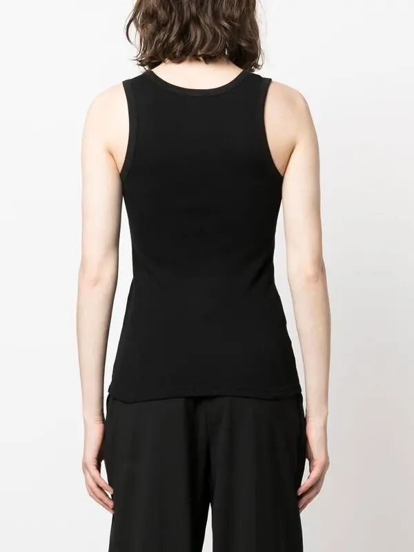 Pinko Embroidered Logo Tank Top - Black