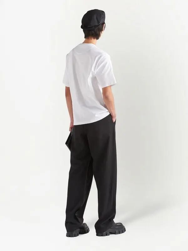 Prada Logo-patch Short-sleeve T-shirt