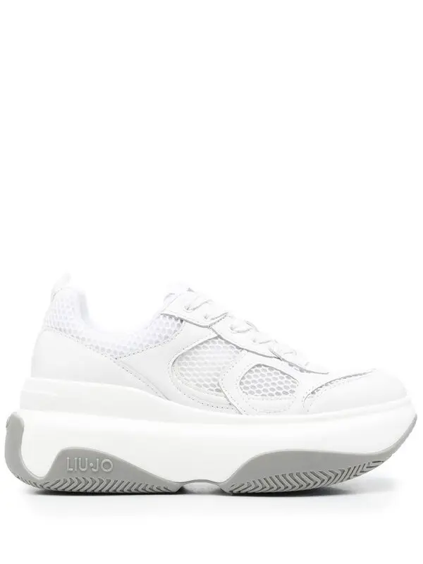 Liu Jo June 14 Lace-up Sneakers - White