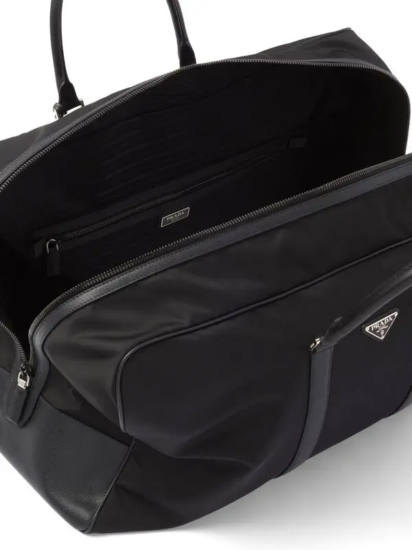 Prada Logo-patch Duffle Bag