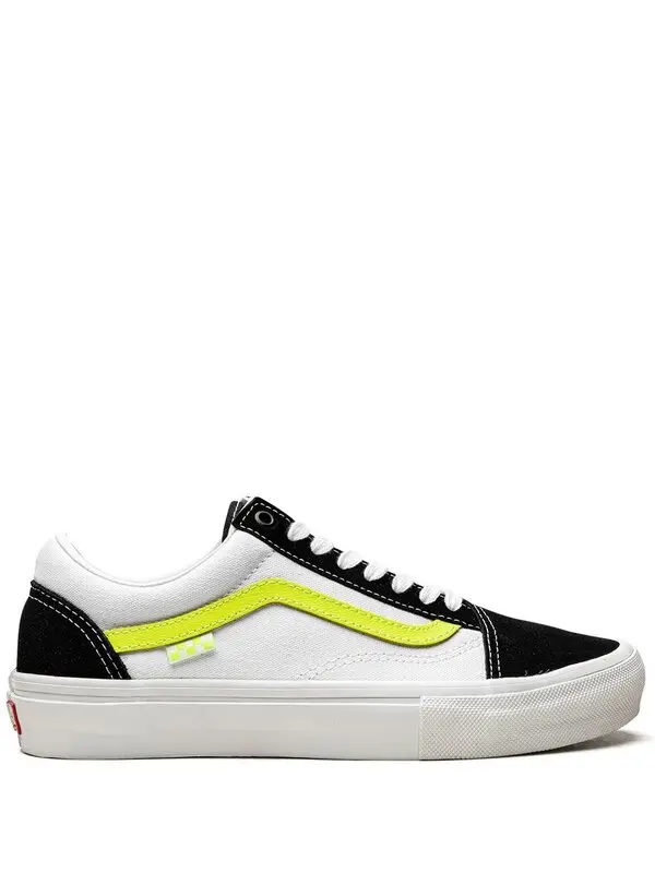 VANS Old Skool Neon Skate Sneakers - Black