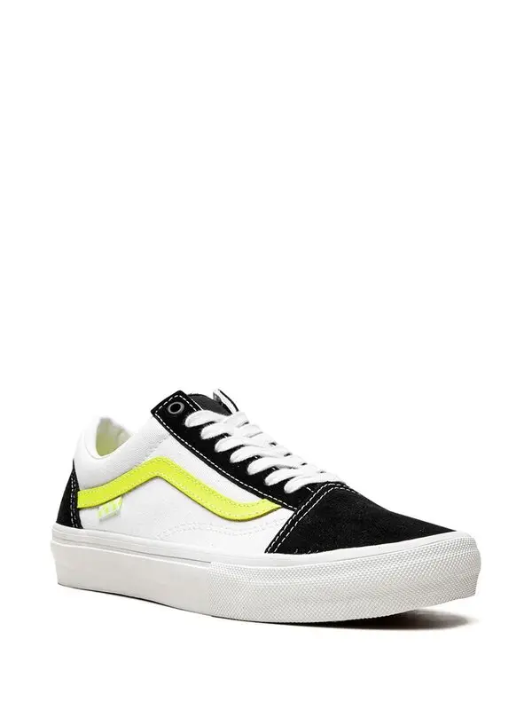 VANS Old Skool Neon Skate Sneakers - Black