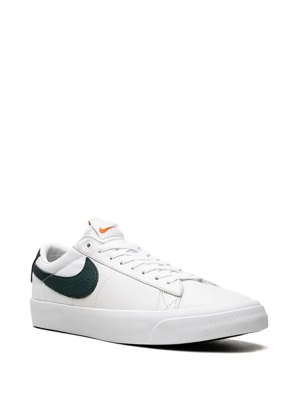 Nike Zoom Blazer Low Gt Orange Label Sneakers - White