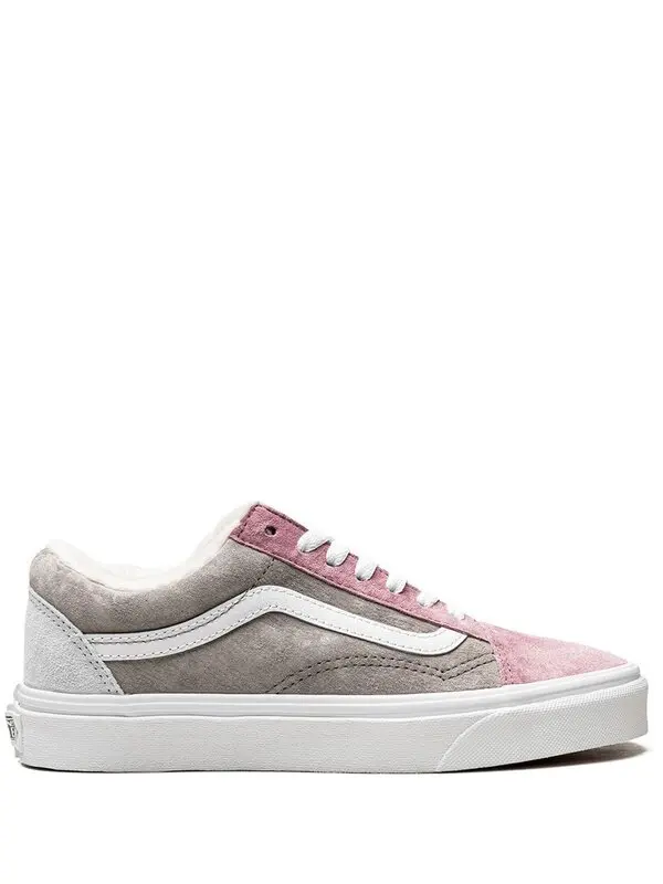 VANS Old Skool Pig Suede Sherpa Sneakers - Pink