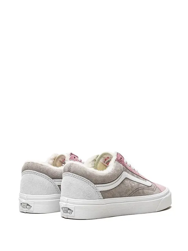 VANS Old Skool Pig Suede Sherpa Sneakers - Pink