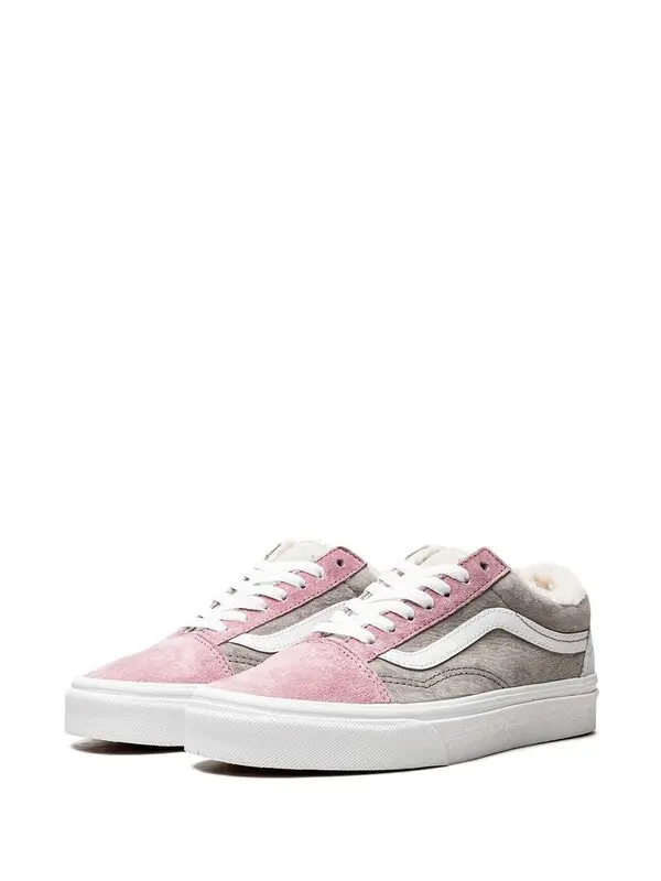 VANS Old Skool Pig Suede Sherpa Sneakers - Pink