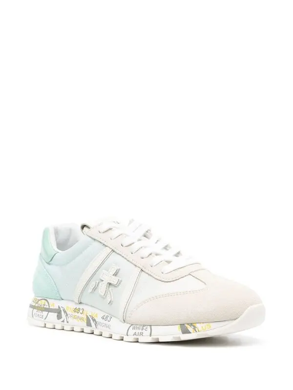 Premiata Lucyd Logo-print Suede Sneakers