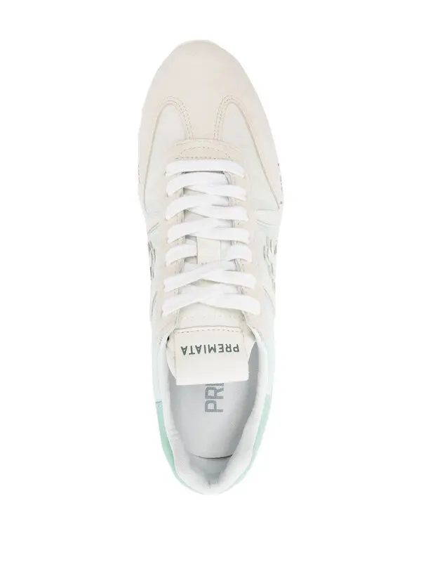 Premiata Lucyd Logo-print Suede Sneakers