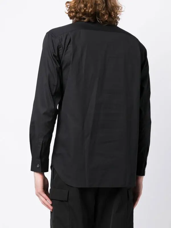 Comme Des Garçons Panelled-design Cotton Shirt
