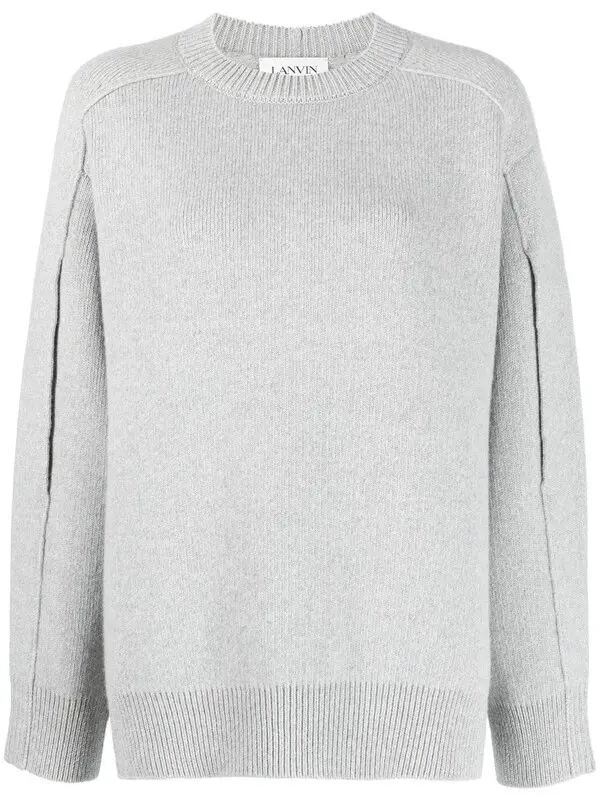 LANVIN Cape-back Jumper - Grey