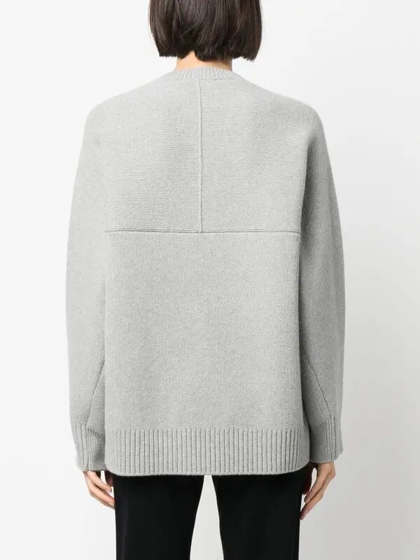 LANVIN Cape-back Jumper - Grey
