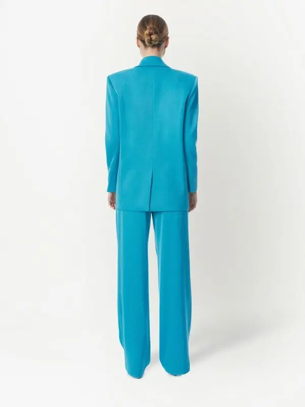Alice + Olivia Shan Padded-shoulder Blazer