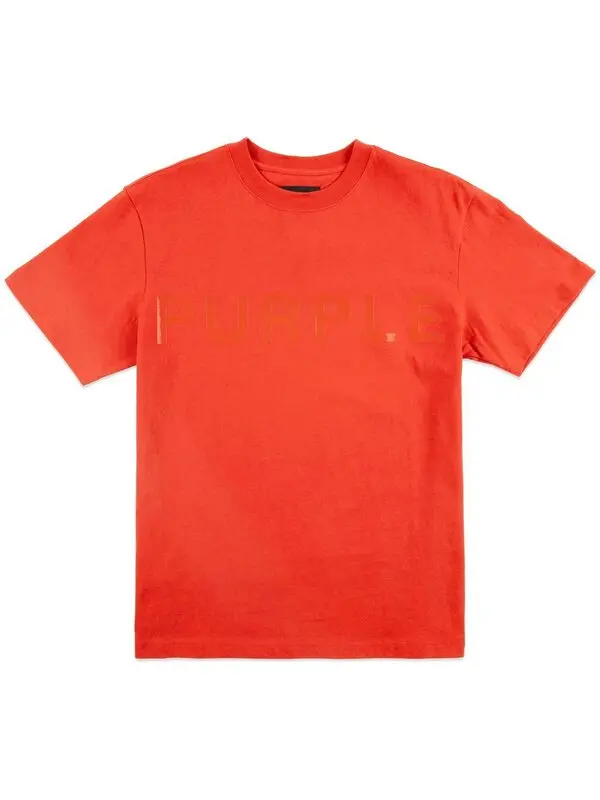 PURPLE BRAND Graphic-logo Cotton T-shirt