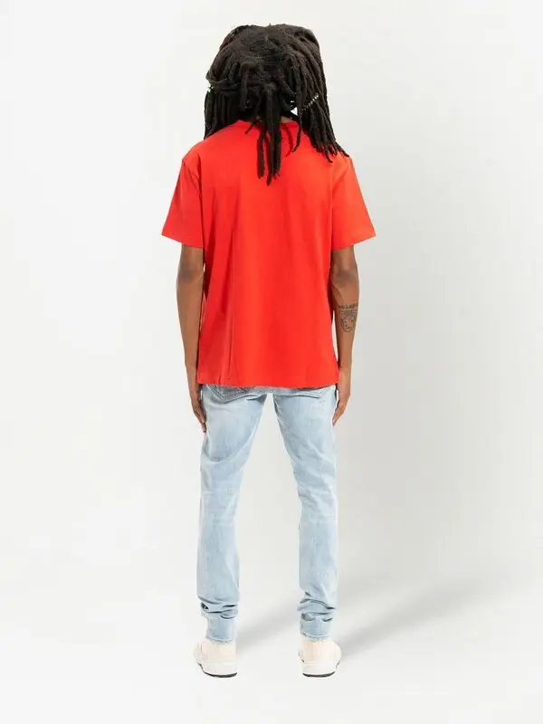 PURPLE BRAND Graphic-logo Cotton T-shirt