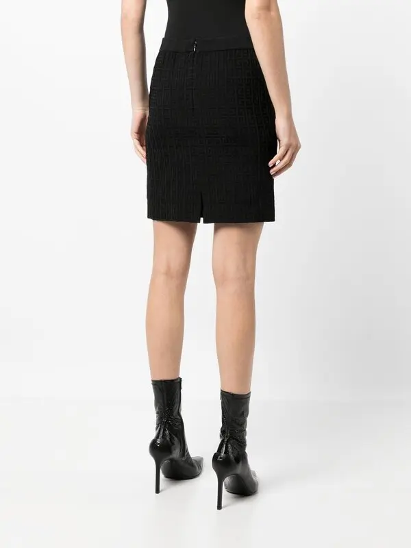 Givenchy 4g Monogram-jacquard Mini Skirt