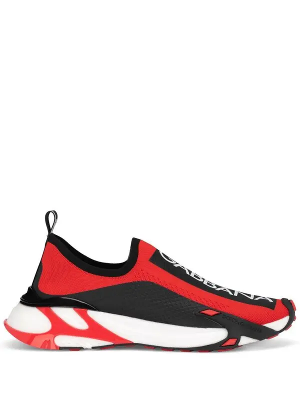 Dolce & Gabbana Sorrento Slip-on Sneakers - Red