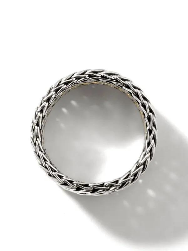 John Hardy 18kt Yellow Gold Classic Chain Band Ring